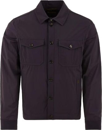 Moorer Homme, Vestes, Bleu, Taille: L Ade-Ac Overshirt