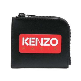 Kenzo Stilvolles schwarzes Lederportemonnaie - - Accessories - Herren - Schwarzk - ONE SIZE