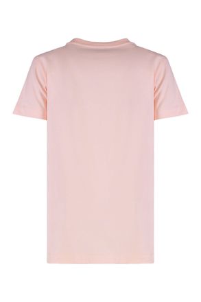 Pinko Womens Start Cotton Crew-Neck T-Shirt Pink T-Shirts & Jerseys