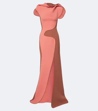 Maticevski Robe longue Cinnamon