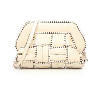 Themoir&egrave; Gewebte Pochette - - Bags - Damen - Beige - ONE SIZE