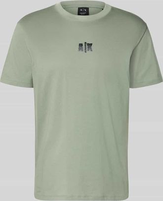 A|X Armani Exchange T-Shirt mit Logo und Rundhalsausschnitt