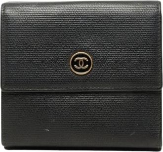 Chanel Pre-owned Bi-fold Wallet - - Pre-owned - Damen - Schwarzk - ONE SIZE