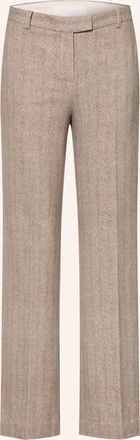 Circolo 1901 Circolo 1901 Marlenehose Aus Flanell braun
