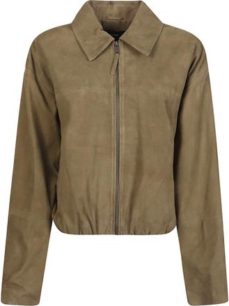 Arma Femme, Vestes, Beige, Taille: 36 FR Loua Leather Jacket