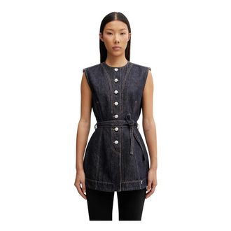 Sportmax Spddominio Vest - - Jackets - Damen - Blau - XS