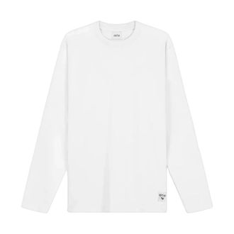 Arte Homme, Tops, Blanc, Taille: M Reversible Label Longsleeve