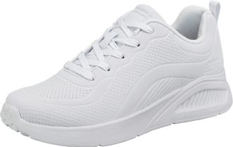 Skechers Damen Bobs Buno How Sweet Sneaker, White Duraleather, 41 EU