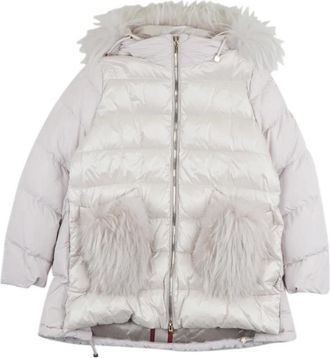 DIEGO M Femme, Vestes, Gris, Taille: 44 FR Down Vestes