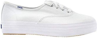 Keds Femme Triple Lace Up Chaussures de Running, Blanc (White), 38.5 EU