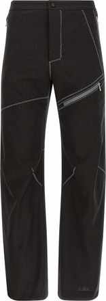 Kiko Kostadinov Pantalons D&eacute;contract&eacute;s - Marron