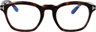 Tom Ford Blue Block Round Optical - - Accessories - unisex - Braun - 49 MM