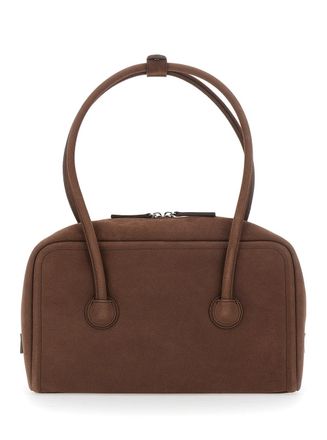 Margesherwood Womens Shoulder Bag, Brown Leather Cow Bags