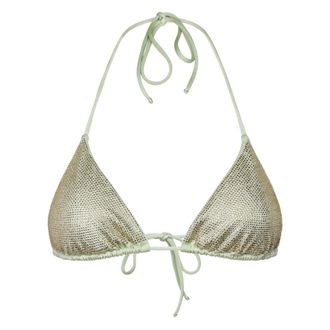 MC2 Saint Barth Maleah Triangel Bikini - - Swimwear - Damen - Gr&uuml;n - L