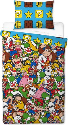 Nintendo Bettbezug, Mehrfarbig, Mehrfarbig, 200 x 130cm