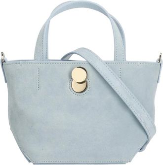 Fabiana Filippi Femme, Sacs, Bleu, Taille: ONE Size Sac bandouli&egrave;re en cuir su&eacute;d&eacute;