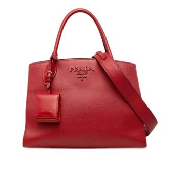 Prada Pre-owned Vintage Satchel - Femme - Pre-owned - Rouge - Taille: ONE Size