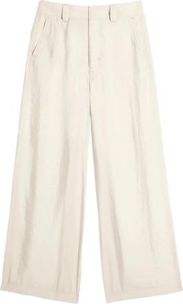 Christophe Lemaire Femme, Pantalons, Beige, Taille: 46 FR Pantalon Tailleur Droit