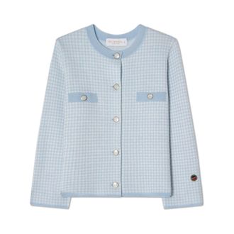 Busnel Femme, Pulls, Bleu, Taille: 38 FR Elle Cardigan