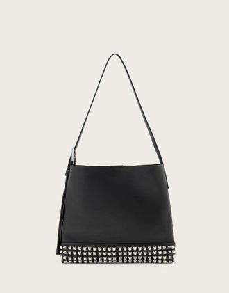 AllSaints Emb - Kleine Tasche in Schwarz