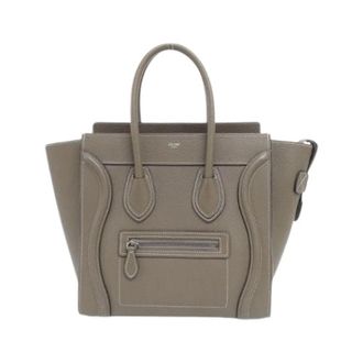 Celine Pre-owned Luggage Micro Tasche aus Kalbsleder - - Pre-owned - Damen - Grau - ONE SIZE