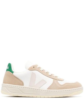 Veja Sneakers mit Eins&auml;tzen - Wei&szlig;