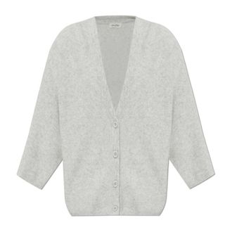 American Vintage Femme, Pulls, Gris, Taille: 40/42 FR Cardigan ample