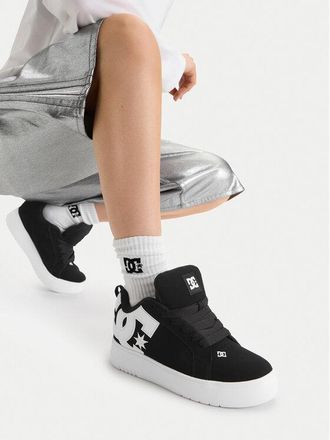 DC Sneakers EO-COURT GRAFFIK PLATFORM DC02422004 Schwarz