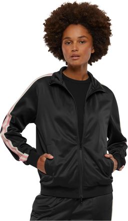 Urban Classics Damen Sportjacke Ladies Retro Track Jacket, Trainingsjacke im Retro-Stil für Frauen, erhältlich in verschiedenen Farbvarianten, Größen XS-5XL