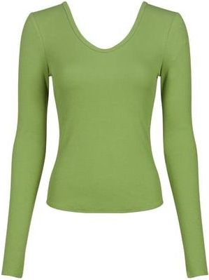 Topshop Top Wendy c&ocirc;tel&eacute; en coton m&eacute;lang&eacute;