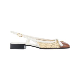 Valentino Garavani Ballerines Valet Du Roi - Femme - Chaussures - Beige - Taille: 38 EU