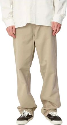 Carhartt Work in Progress Homme, Pantalons, Beige, Taille: W28 L32 Pantalon Simple