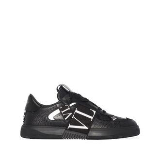 Valentino Garavani Low-Top Kalbsleder Vl7N Sneaker mit B&auml;ndern - - Shoes - unisex - Schwarzk - 42 1/2 EU