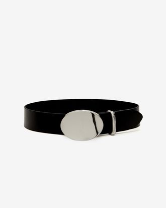 Isabel Marant Ceinture Leonie - Femme - Noir-palladium - Taille 75 - Isabel Marant