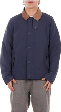 Barbour Homme, Vestes, Bleu, Taille: XL Veste avec logo sur la poche