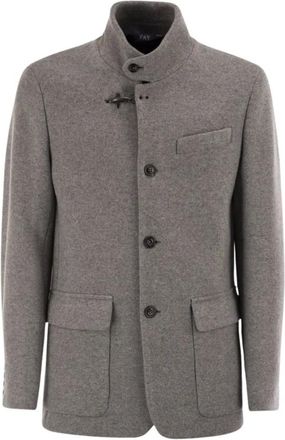 Fay Homme, Vestes, Gris, Taille: L Veste Duty en jersey