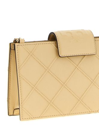 Tory Burch Fleming Card Case - Beige