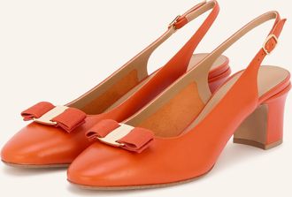 Ferragamo Ferragamo Slingpumps New Vara rot