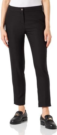 Morgan Damen Pantalon City 222-plime.f Klassische Hose, Schwarz, 42