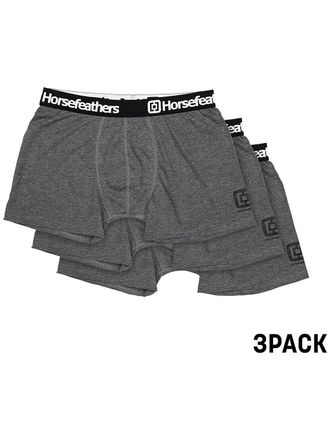 Horsefeathers Dynasty 3Pk Boxer gris