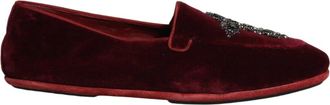 Dolce & Gabbana Homme, Chaussures, Rouge, Taille: 42 EU Mocassins habill&eacute;s