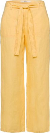 Brax Damen Style Maine Pure Linen Hose, Banana, 36W / 32L EU