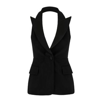 Max Mara Vestes & Gilets &Eacute;l&eacute;gants Top - Femme - Costumes - Noir - Taille: 36 FR