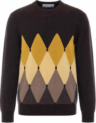 Ballantyne Pull Col Rond - Marron