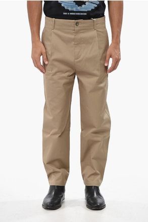 Valentino Single-Pleated Straight Leg Pants size 48