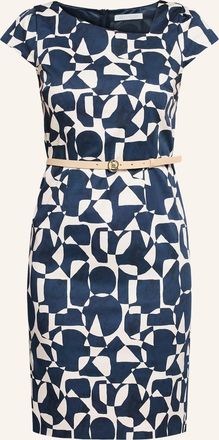 Betty&Co Betty&Co Etuikleid Mit G&uuml;rtel blau