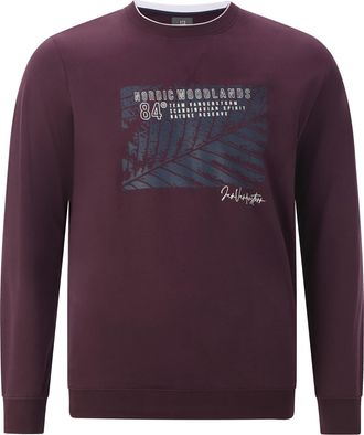 Jan Vanderstorm Herren Sweatshirt Lindskov dunkelviolett, 72/74