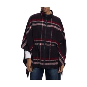 Desigual Aldama Checks Poncho - - Jackets - Damen - Mehrfarbig - ONE SIZE