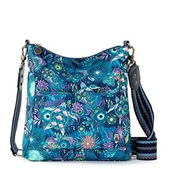 Sakroots Gen Crossbody, Lucia Bandoulière en sergé écologique Femme, Paysage Marin Bleu Roi, Taille Unique