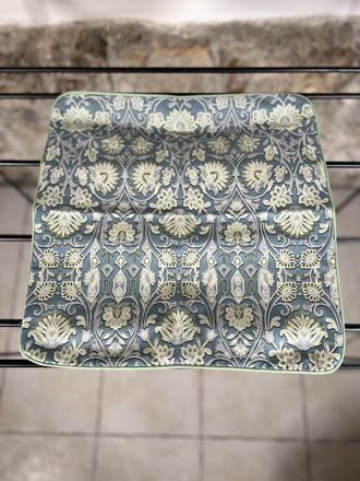 Bassetti MIRA Kissenhülle zu Granfoulard aus 100% Baumwolle in der Farbe Grün V1, Maße: 40x40 cm - 9326008